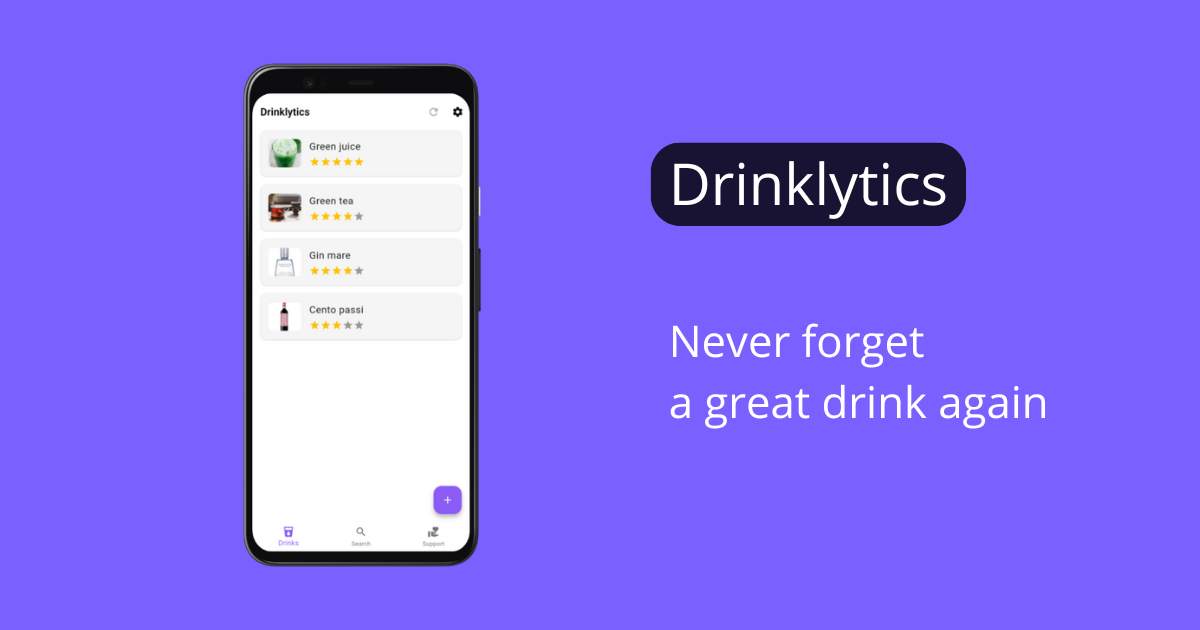 Drinklytics, your simple tasting notes app. Log every sip, beer, wine ...